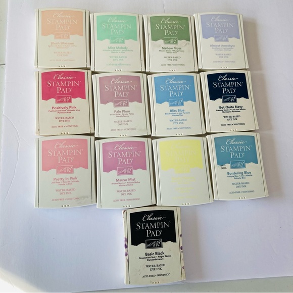 Stampin' Up! | Other | Lot Of 3 Stampin Up Classic Stamp Pads Great ...